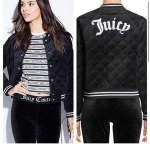 Juicy Couture | Jackets & Coats | Nwt Juicy Couture Bomber Jacket Size ...